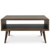 ANYSSA Rounded Square Coffee Table with Storage - Long Legs :: Kaysee ...