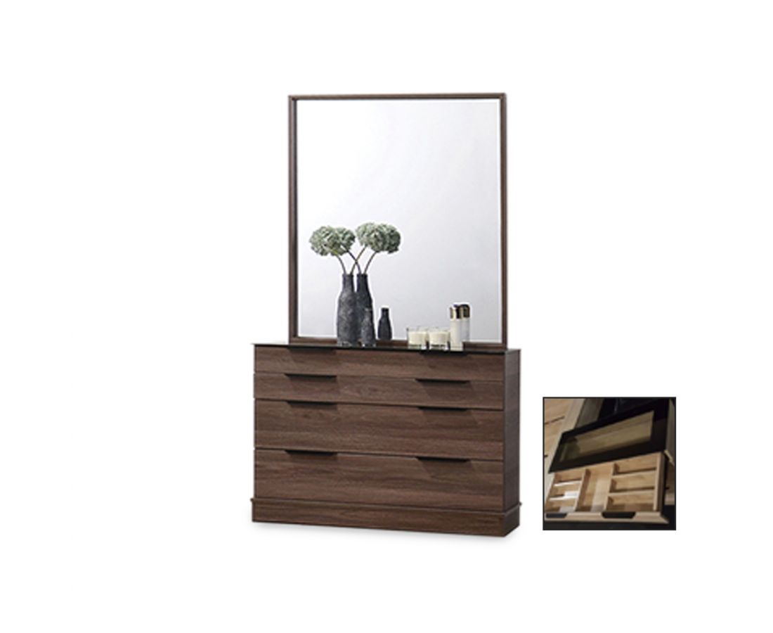 GRACIA Dressing Table with Jewelry Storage & Glass Top Table Set ...